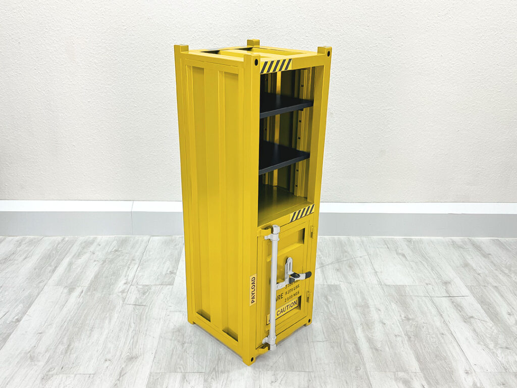 Container cupboard "CUX" - Tonnentumult loft metal & oil drum furniture