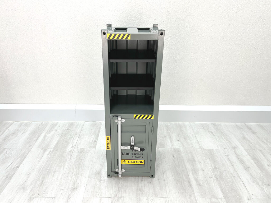 Container cupboard "CUX" - Tonnentumult loft metal & oil drum furniture